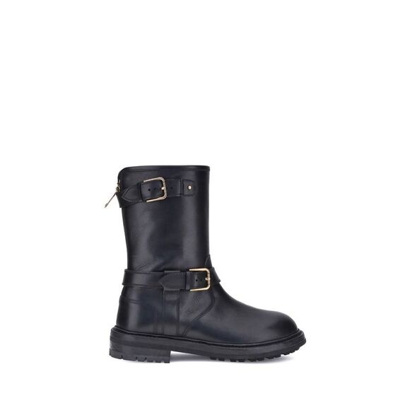 Dolce & Gabbana | Shoes | Dolce Gabbana Black Calf Leather Bos Taurus ...